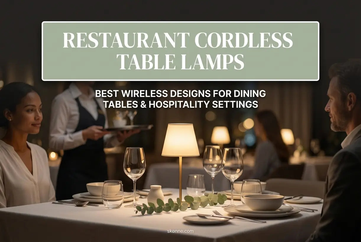 Restaurant Cordless Table Lamp: Best Wireless Dining Designs